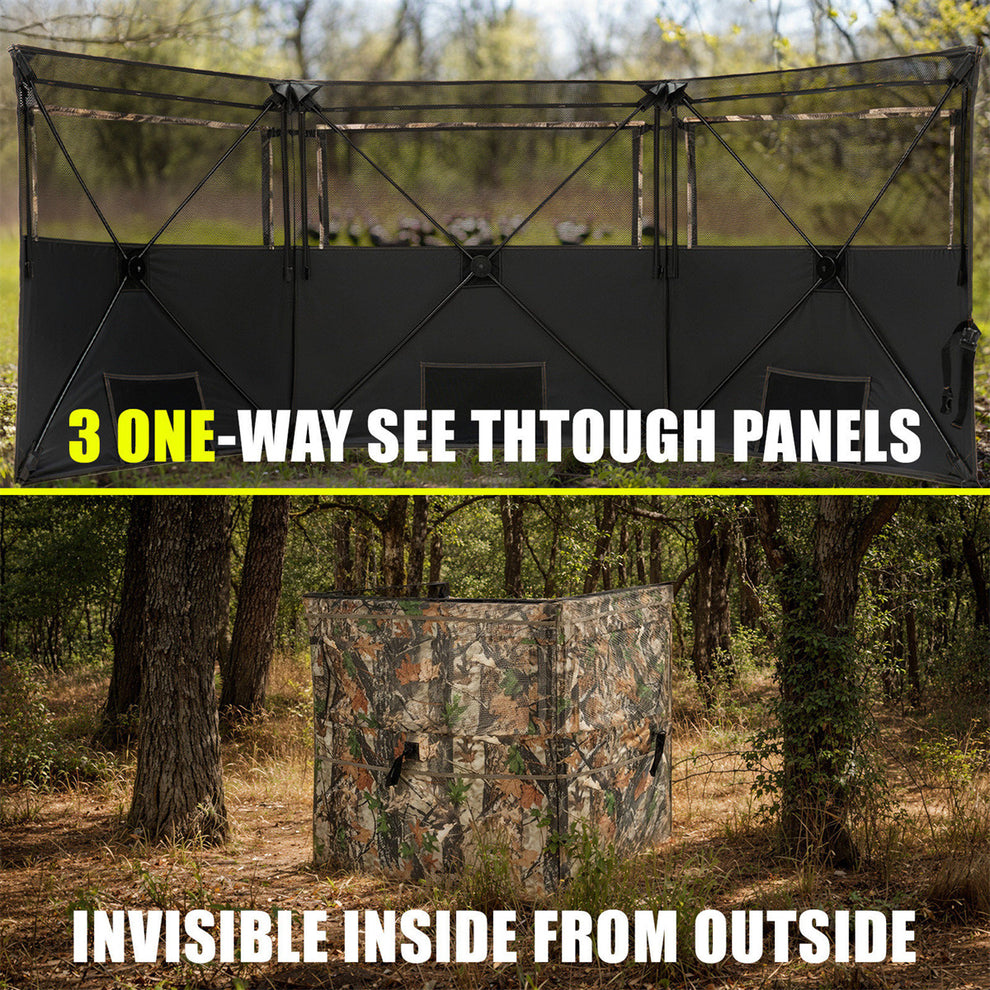3-Panel See Through Ground Blind Turkey Hunting – huntsen